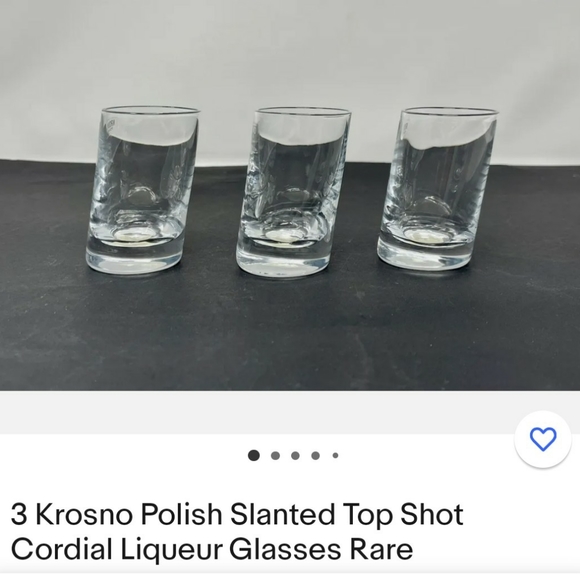 Crateandbarrel Dining Iso Crate Barrel Slant Shot Glasses Poshmark